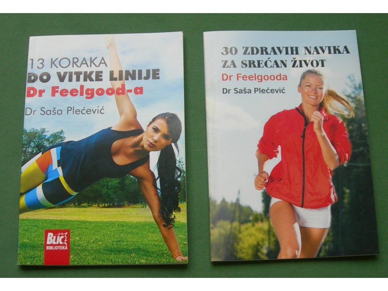 Dr Feelgood, Dr Saša Plećević - 2 knjige