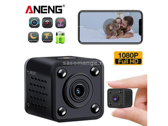Spijunska mini kamera Q9 Ip Wifi Spy Camera 1080P Nocni mod
