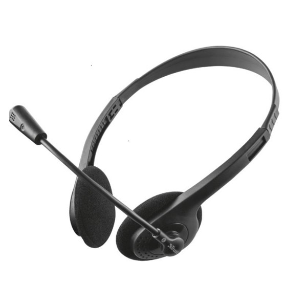 Trust slušalice Ziva Chat Headset crne' ( '21517' )