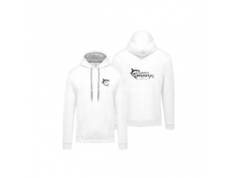 WHITE SHARK HOODED - WG - XXL, Duks beli/sivi XXL