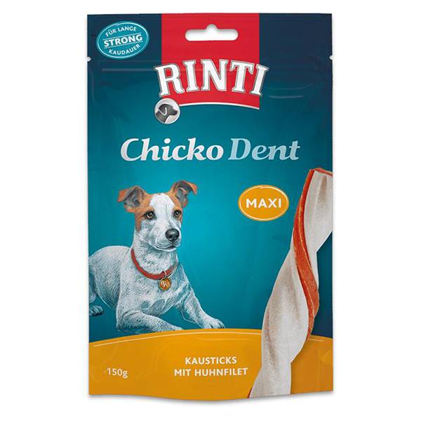 Rinti Chicko Dent Strong Maxi, štapići za žvakanje sa piletinom - 150g