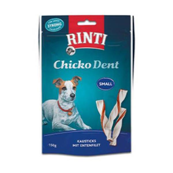 Rinti Chicko Dent S, pletenica za žvakanje sa pačetinom - 150g