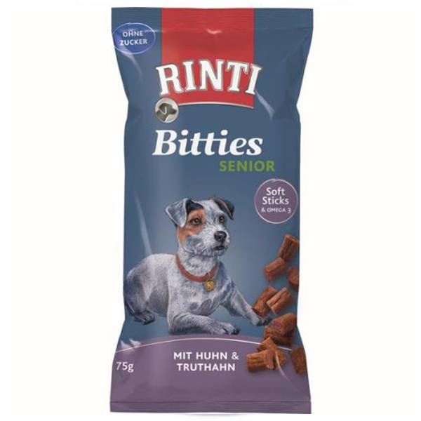 Rinti Bitties Senior, piletina i ćuretina - 75g