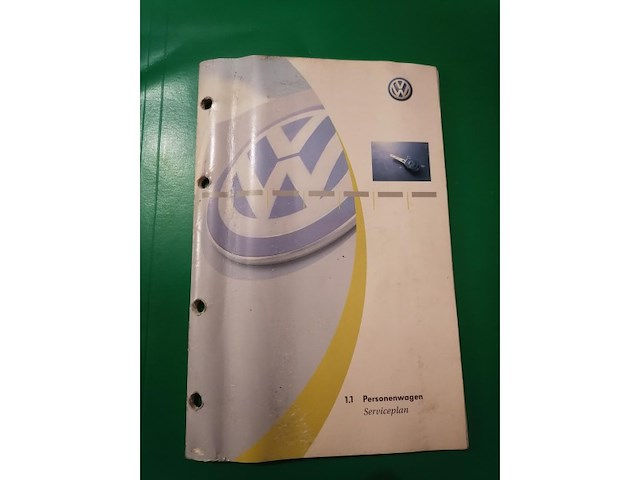 Servisna knjiga 1.1 za VW Golf 4