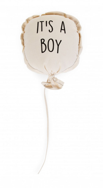 Childhome Balon od platna - It's A Boy- Zidna dekoracija - 35x26x8 Cm