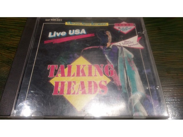 TALKING HEADS - LIVE USA