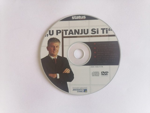 ZORAN ĐINĐIĆ „U PITANJU SI TI“  DVD