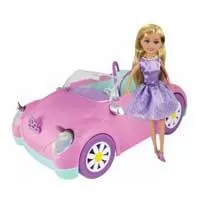 SPARKLE GIRLZ Dečiji set za igru Lutka i pink automobil