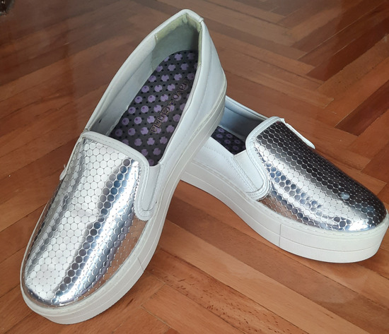 Bele kozne espadrile