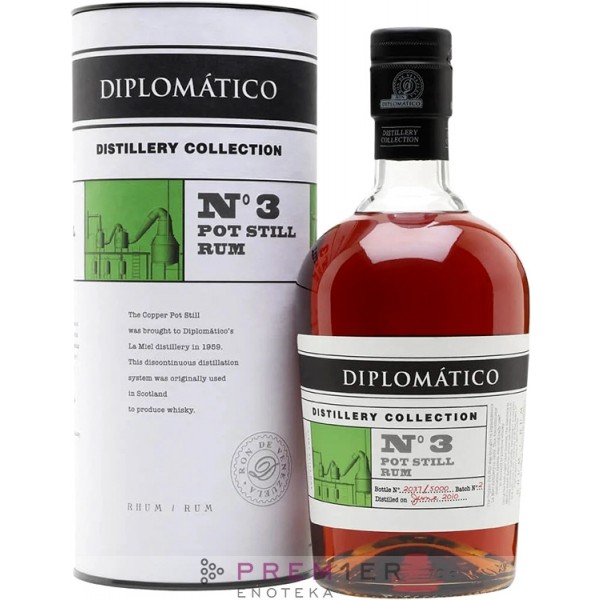 Diplomatico Distillery Collection No.3 Pot Still Rum 0.70l