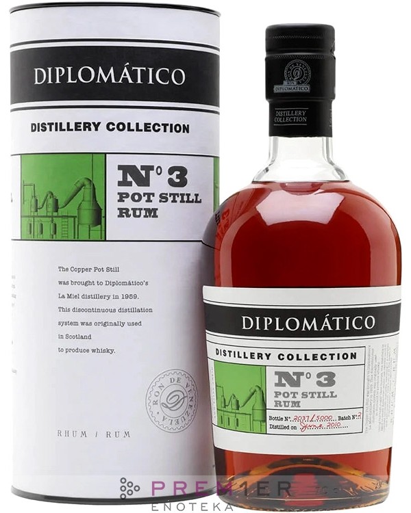 Diplomatico Distillery Collection No.3 Pot Still Rum 0.70l