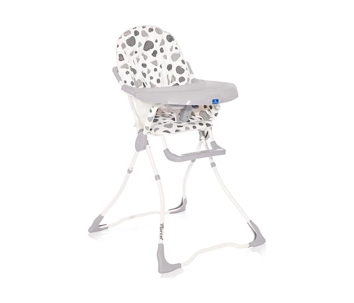 Lorelli hranilica marcel grey fruits - jednopoložajna stolica za hranjenje beba