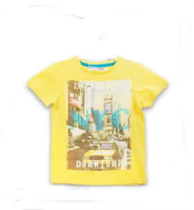 Majica za dečaka Minoti yellow BRONX3