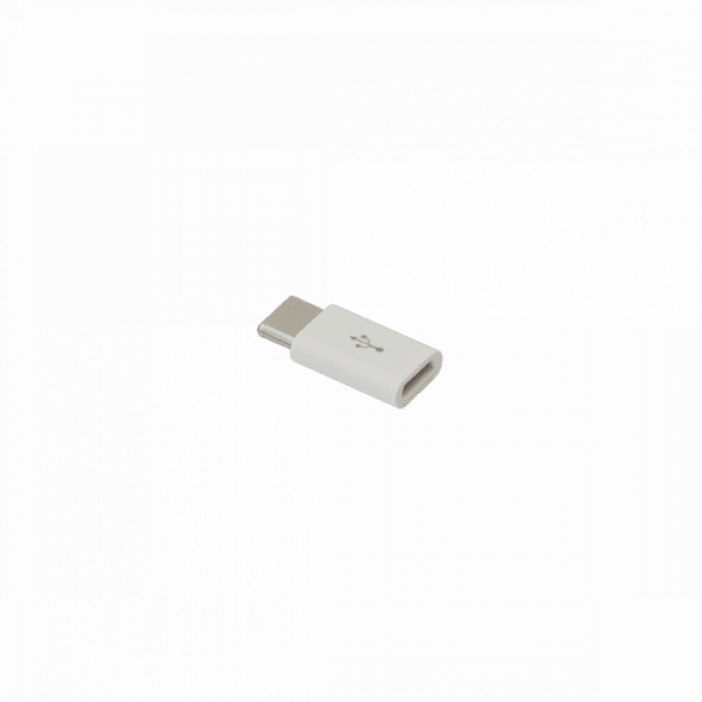 S BOX Adapter Micro USB F / Type C M, beli