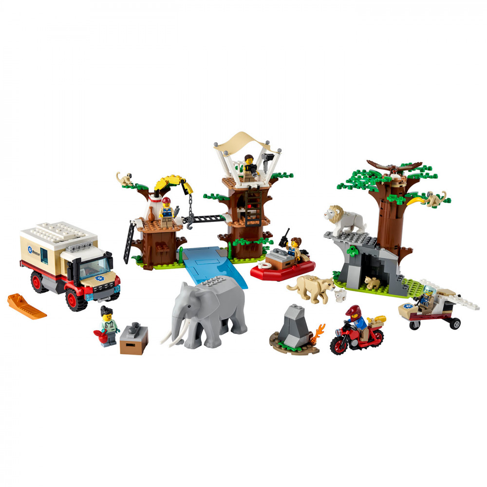 LEGO 60307 Kamp za spašavanje divljih životinja