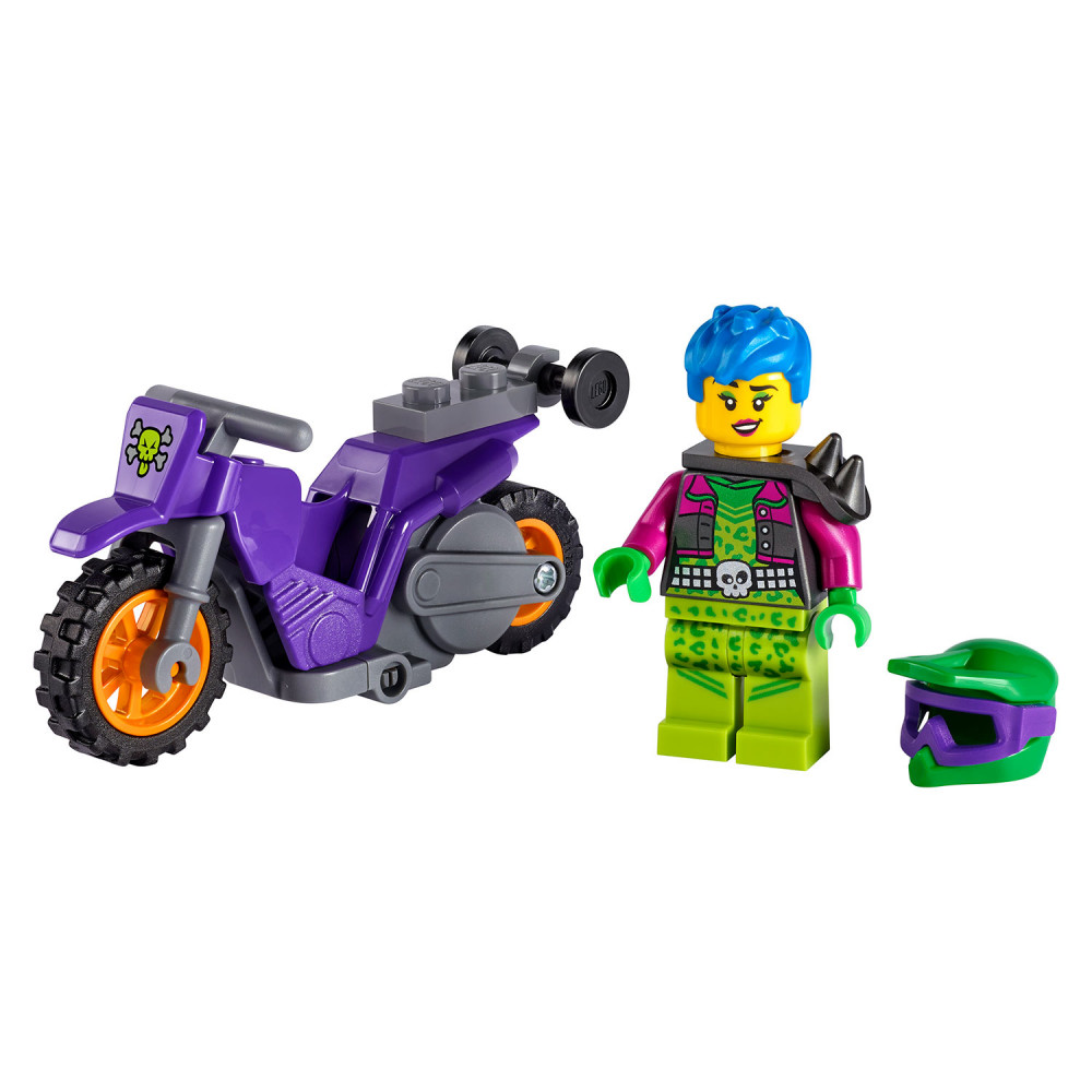 LEGO 60296 Akrobatski motor: Akrobacije na zadnjem točku
