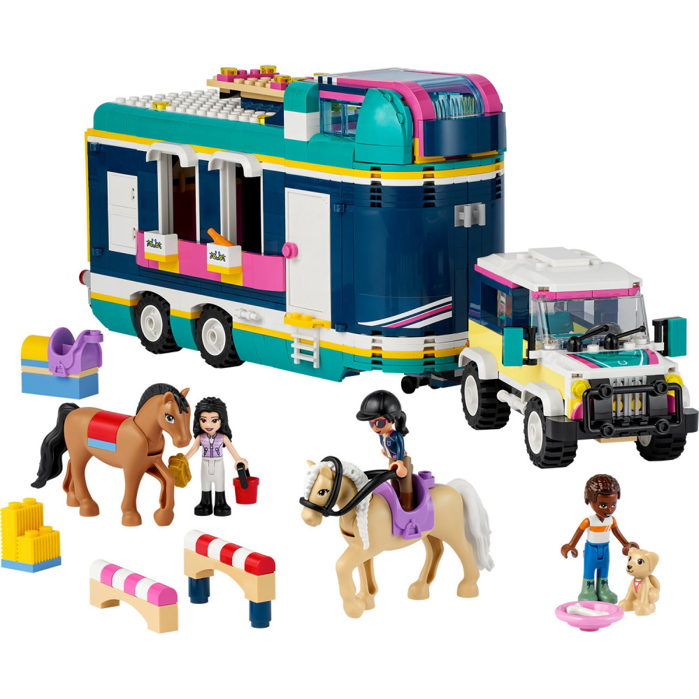 LEGO 41722 Prikolica za predstavu sa konjima