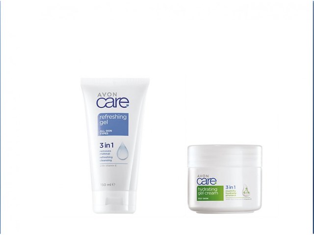Avon Care 3u1hidratantna gel krema+gel za čišćenje lica