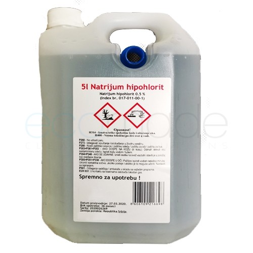 Natrijum hipohlorit 0.5% 5000 ml