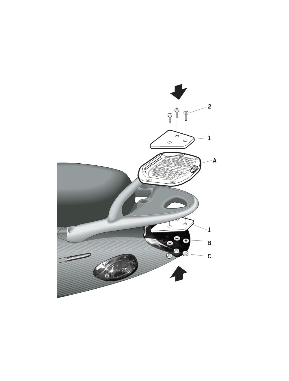 SHAD KIT TOP KYMCO PEOPLE 125-150 05