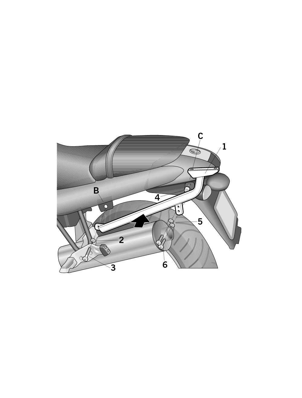 SHAD NOSAC BMW R850/1150R