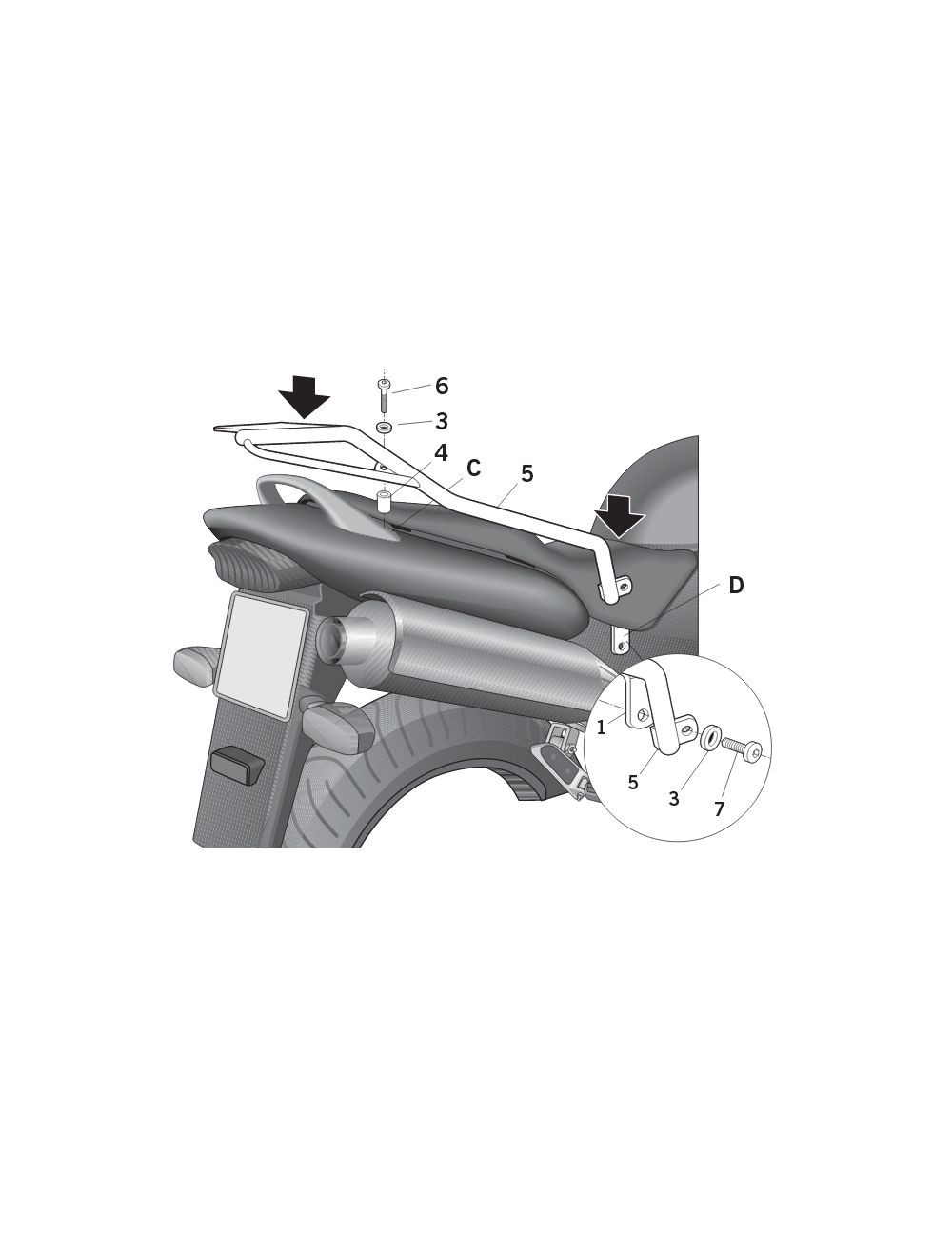 SHAD NOSAC HONDA HORNET 600