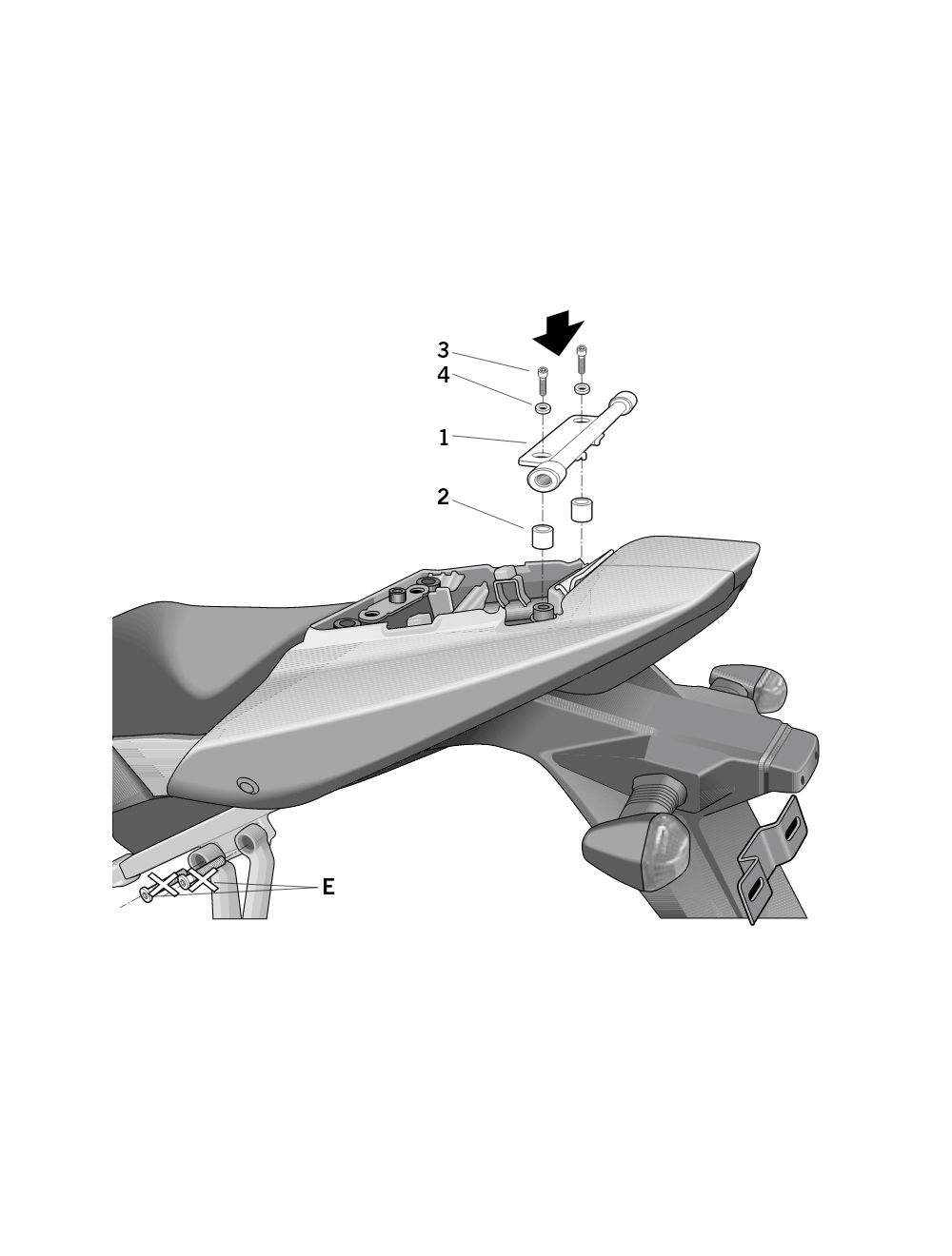 SHAD NOSAC SUZUKI SV1000