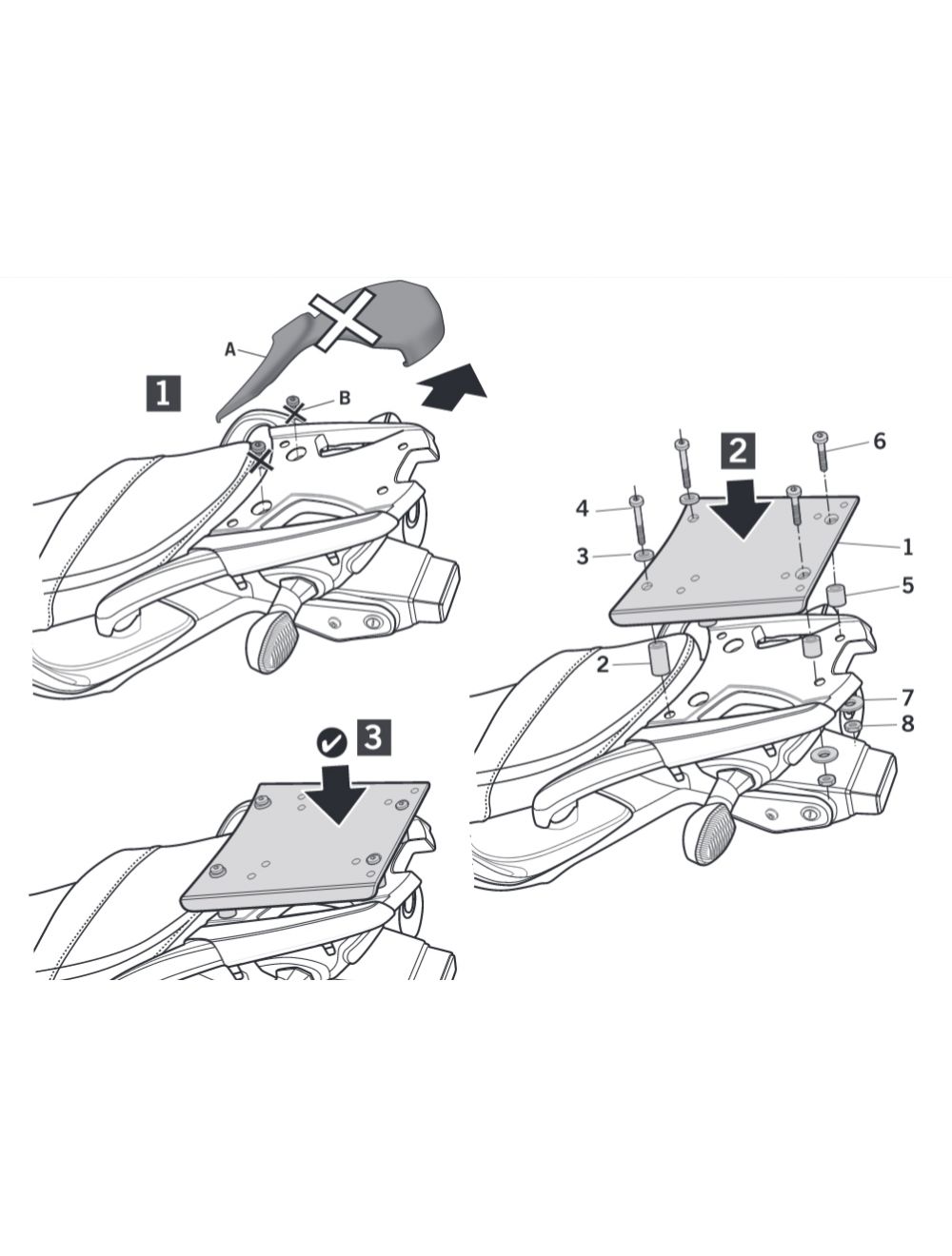 SHAD NOSAC SUZUKI V-STROM 650