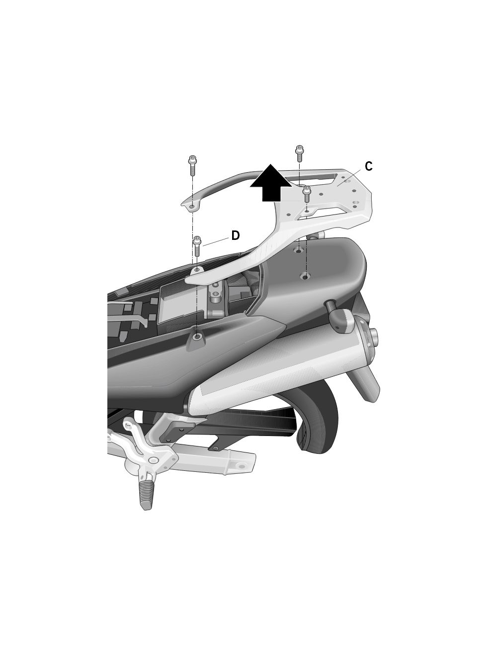 SHAD NOSAC SUZUKI V-STROM DL 650