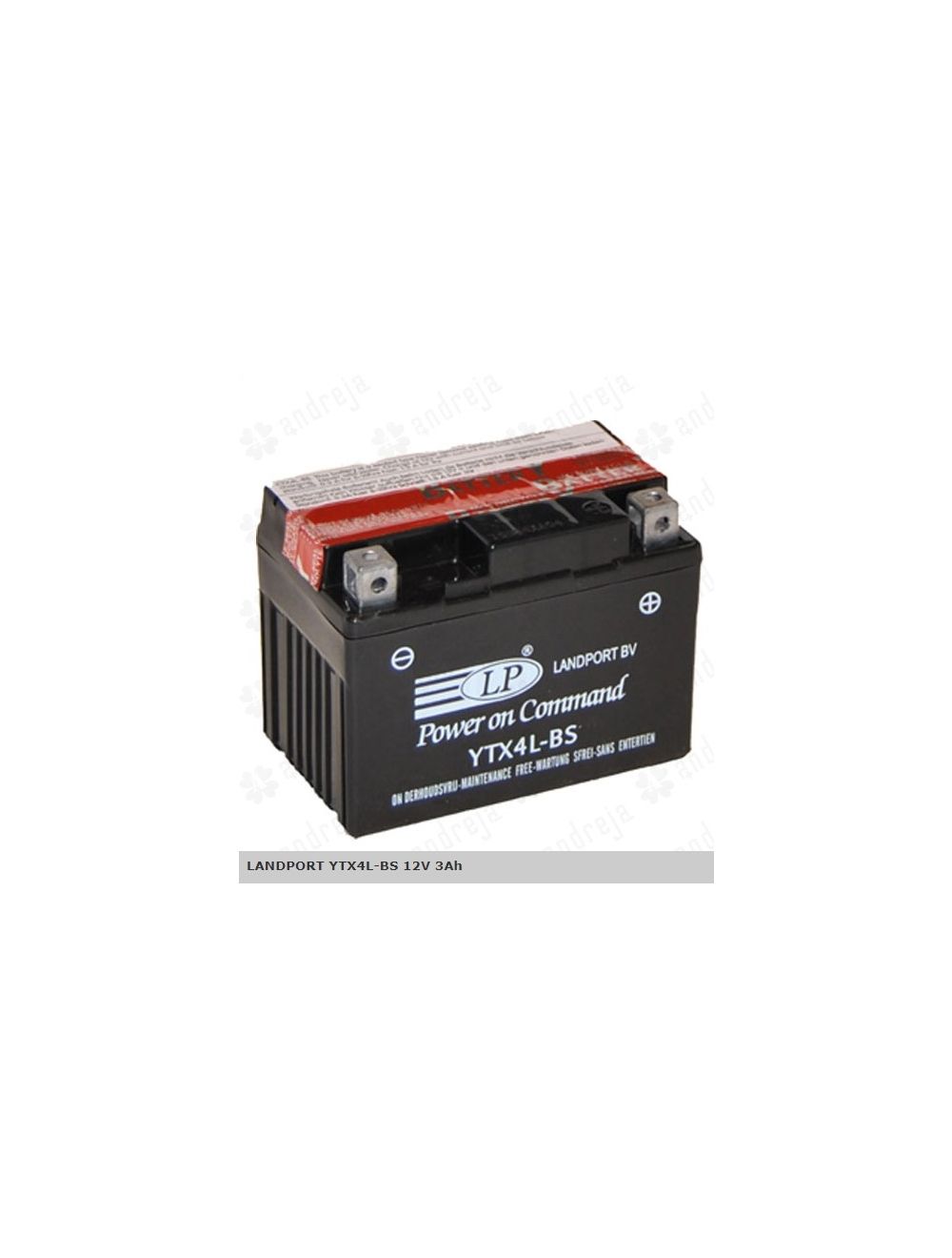 LANDPORT YTX4L-BS 12V 3Ah