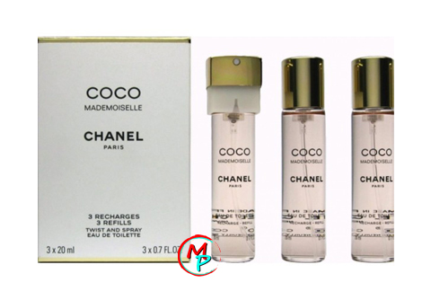 Coco Mademoiselle 3x20ml Refills EDT