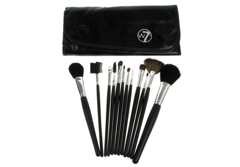 W7 12 Piece Professional Brush Set With Black Case