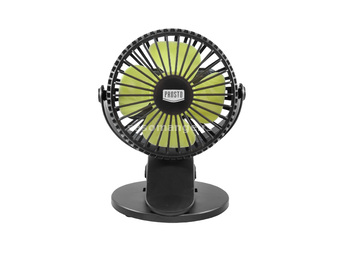 PROSTO punjivi mini ventilator sa štipaljkom MF9040LI/BK