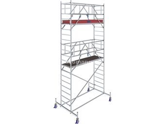 Krause stabilo aluminijumska pokretna skela - STABILO 10 - radna v. 6,4m, (2,5x0,75m), 772046 -st...