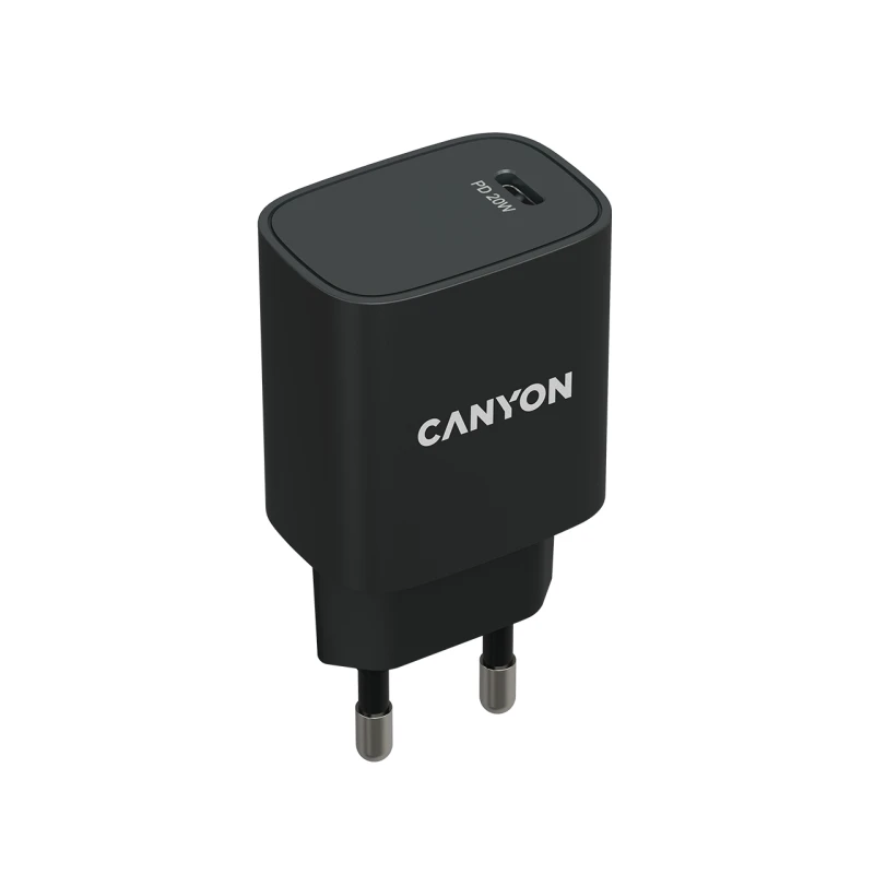 Canyon CNE-CHA20B02 kućni punjač za telefon crni