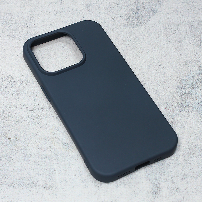 Maska(futrola) Nano Silikon za iPhone 14 6.1 Pro tamno plava