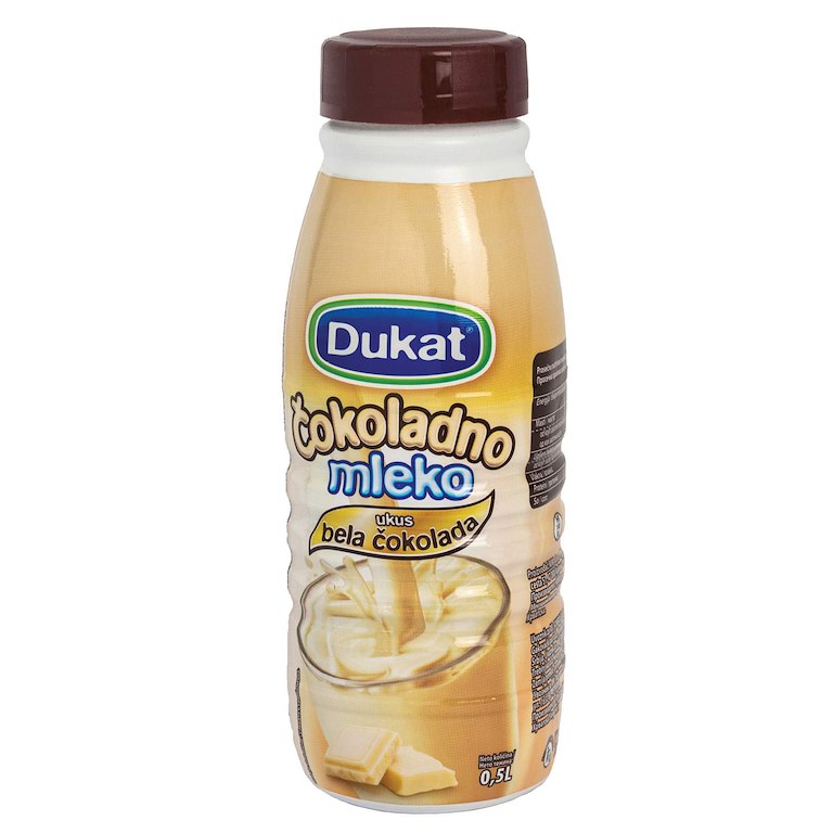 Dukat mleko čoko bela čokolada 0.5l dukat