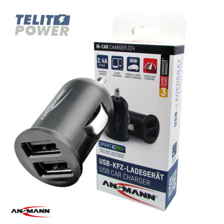 Ansmann auto punjač USB punjač 224 - 2.4A ( 3343 )