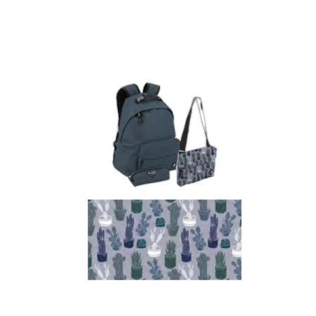 Set 4u1 ranac, 2 torbice, kais za rame, pernica-plava ( 77/6113 )