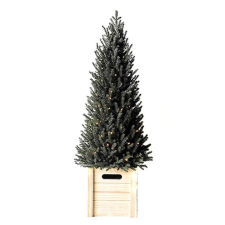 Deco wood, novogodišnja jelka u saksiji, sa sijalicama, 90cm ( 753020 )