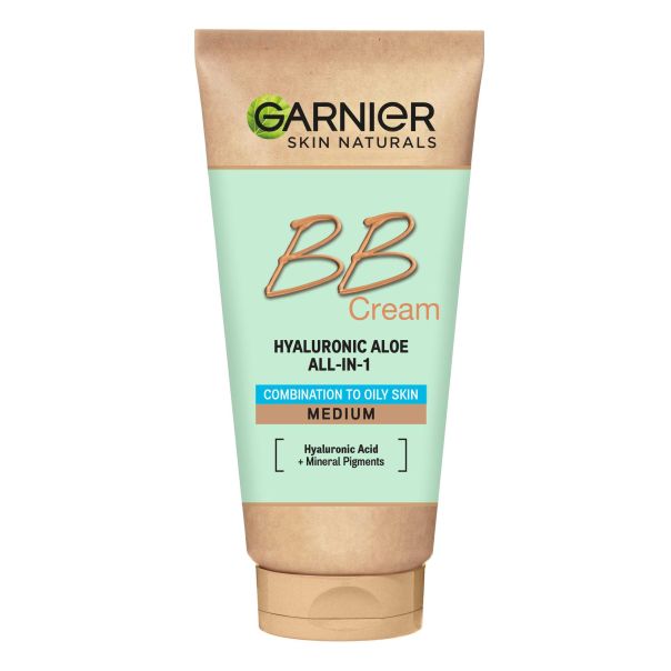 Garnier Skin Naturals BB dnevna krema za mešovitu do masnu kožu Medium 50 ml