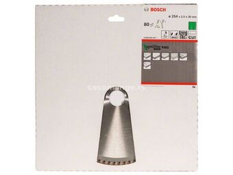 List kružne testere Optiline Wood Bosch 2608640437, 254 x 30 x 2,5 mm, 80