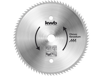 KWB 49587111 Rezni disk za cirkular 200x16 72Z, CrV, za drvo