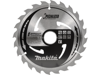 Makita List za testeru od tvrdog metala EFFICUT 185x30x1,5x24 - E-12164