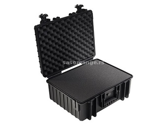 B&amp;W International kofer za alat outdoor sa sunđerastim uloškom, crni 6000/B/SI