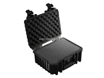 B&amp;W International kofer za alat outdoor sa sunđerastim uloškom, crni 3000/B/SI