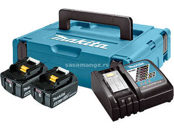 Makita-Set napajanja tip2/Makpac Type1, BL1840x2, DC18RC197494-9