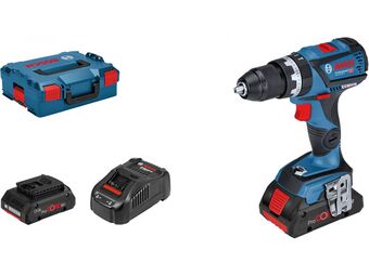 Bosch Akumulatorska vibraciona bušilica-odvrtač GSR 18V-60 C +2x Procore 18V/4.0Ah baterije u L-Boxx