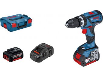 Bosch Akumulatorska vibraciona bušilica-odvrtač GSB 18V-60 C +2x baterije 18v/5Ah u L-Boxx