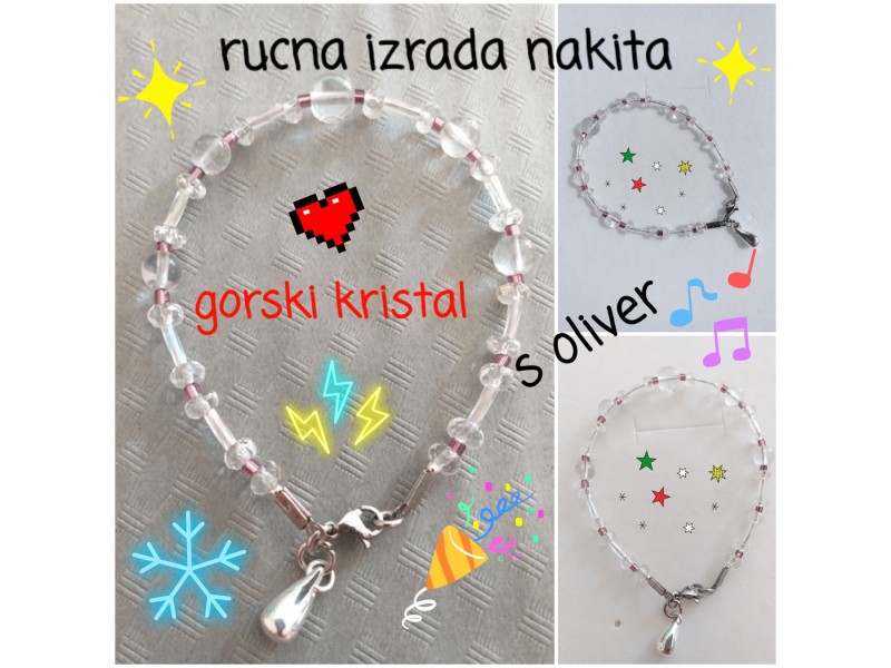 Gorski kristal - narukvica